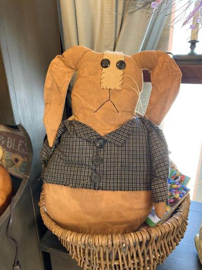 Plaid Sad Bunny – Saltbox Primitives