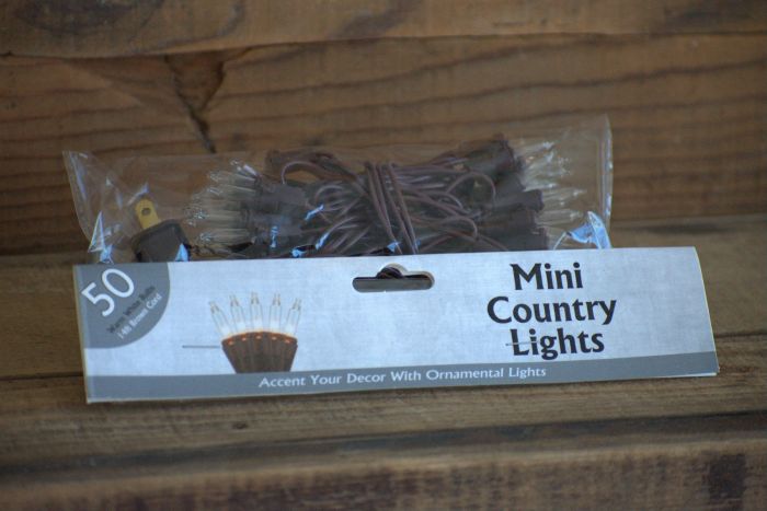 Mini Country Lights 50 bulbs – Saltbox Primitives