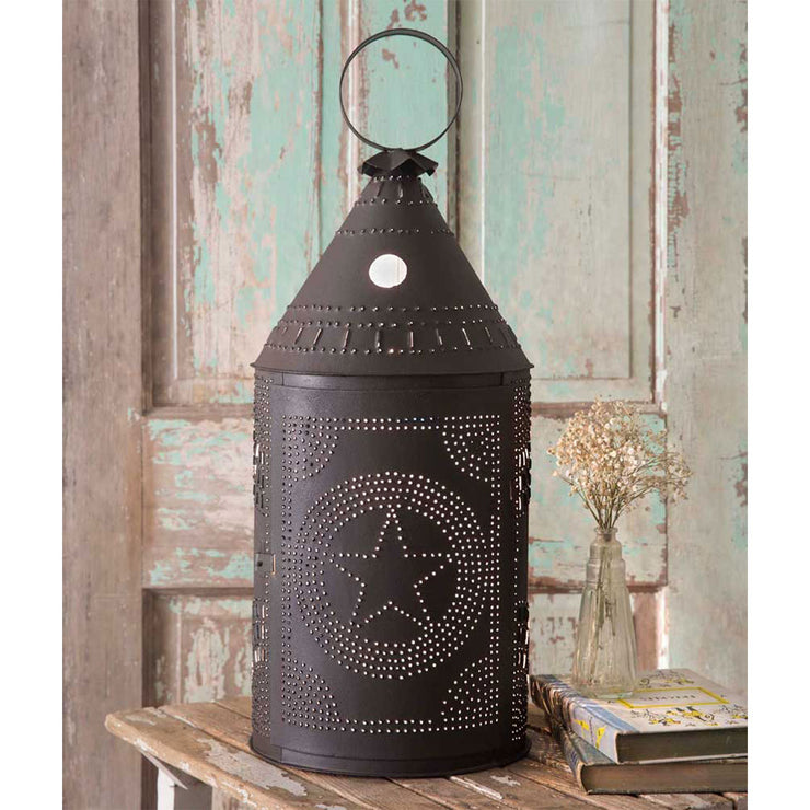 Paul Revere Tin Punched Star Lantern – Saltbox Primitives